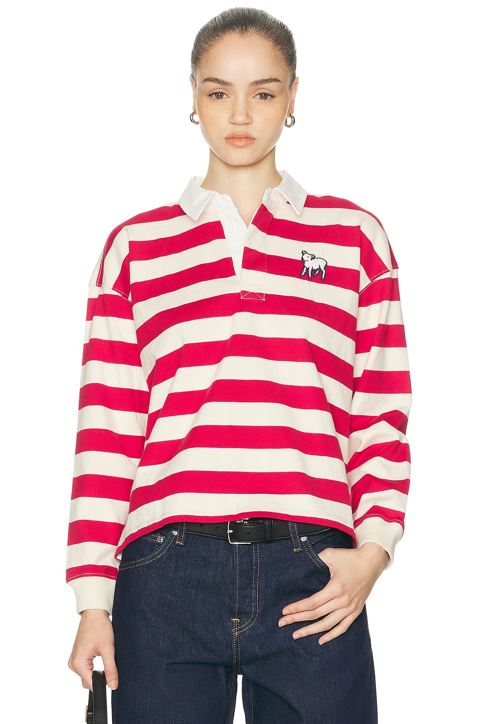 MOTHER Boxy Match Polo